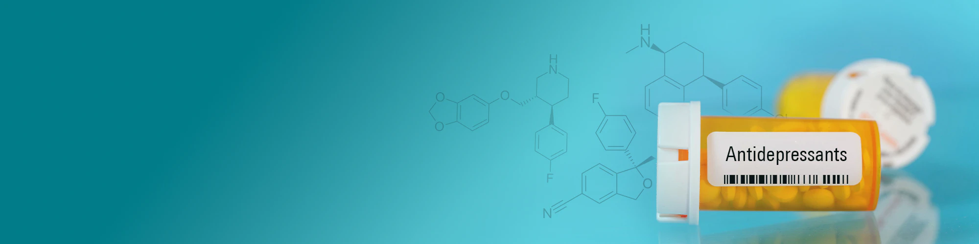 Which are the most commonly prescribed Antidepressants